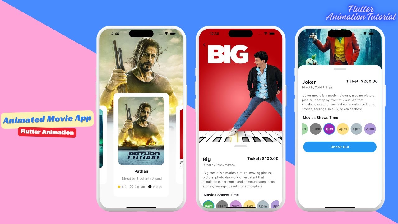Flutter Animation - Movie App - YouTube