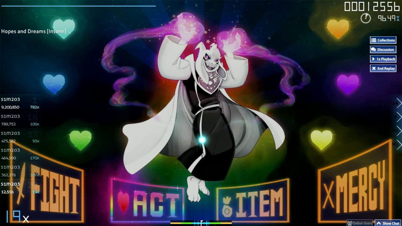 [osu!] Hopes and Dreams - Undertale OST (INSANE) - YouTube