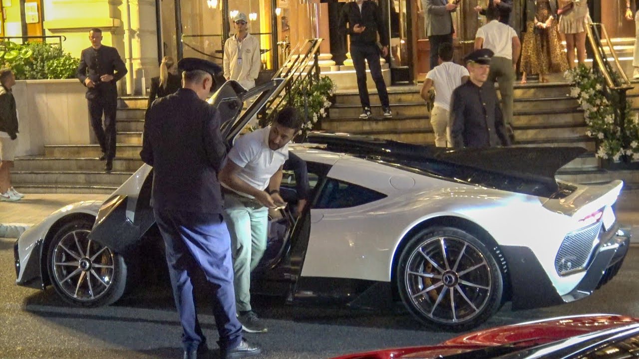 Billionaire Saudi Royal Family arriving in his MERCEDES PROJECT ONE AMG ...