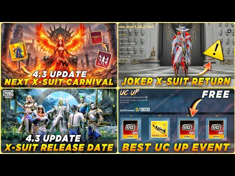 🔴 NEXT X-SUIT CARNIVAL | ARCANE JESTER X-SUIT RETURN? | NEW X-SUIT RELEASE DATE | NEXT UC UP EVENT 🤩