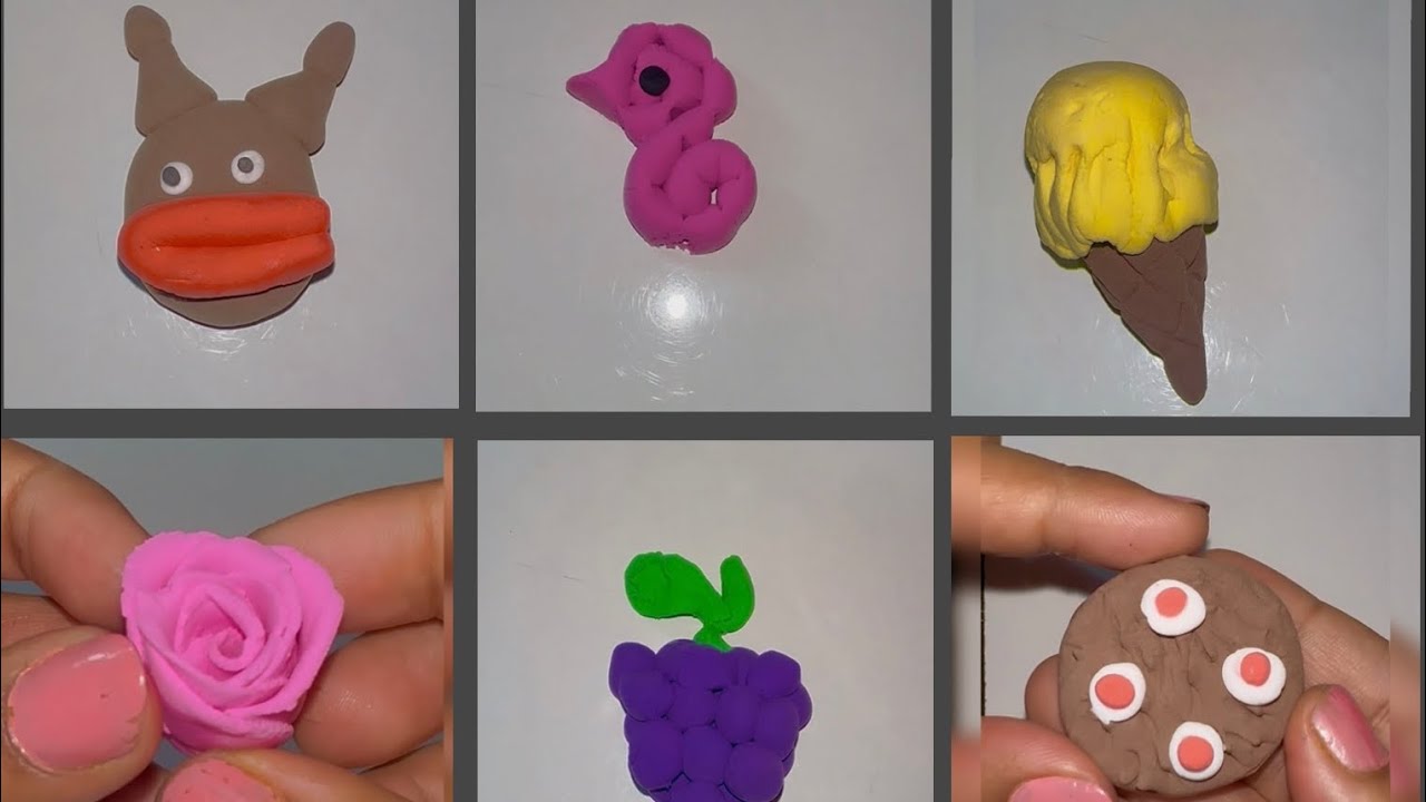 Satisfying clay art | easy clay art ideas - YouTube