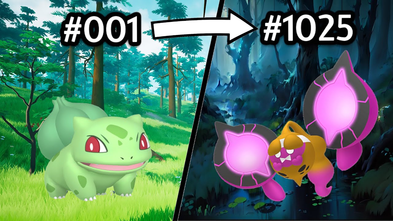 Catching Every Shiny Pokemon In Order! - YouTube