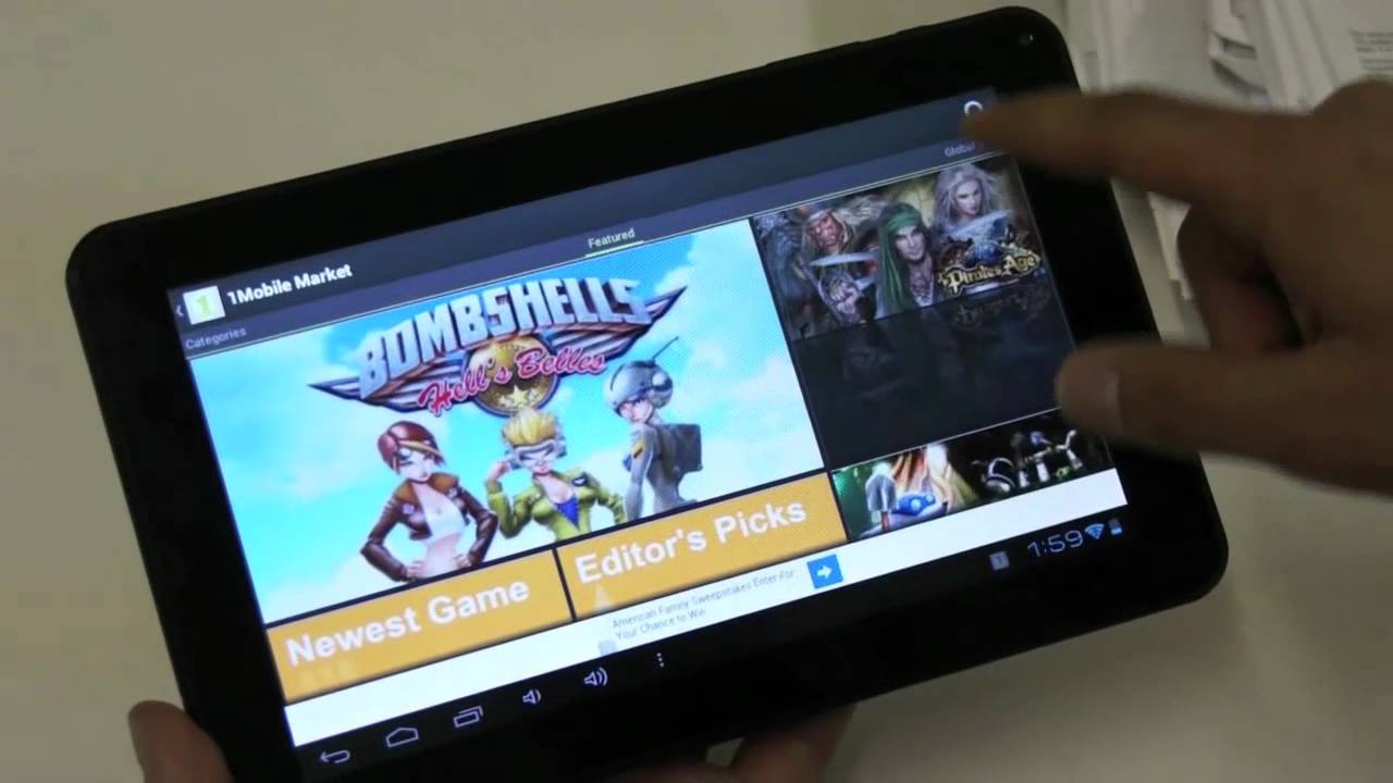 One mobile market tablet - northernloxa