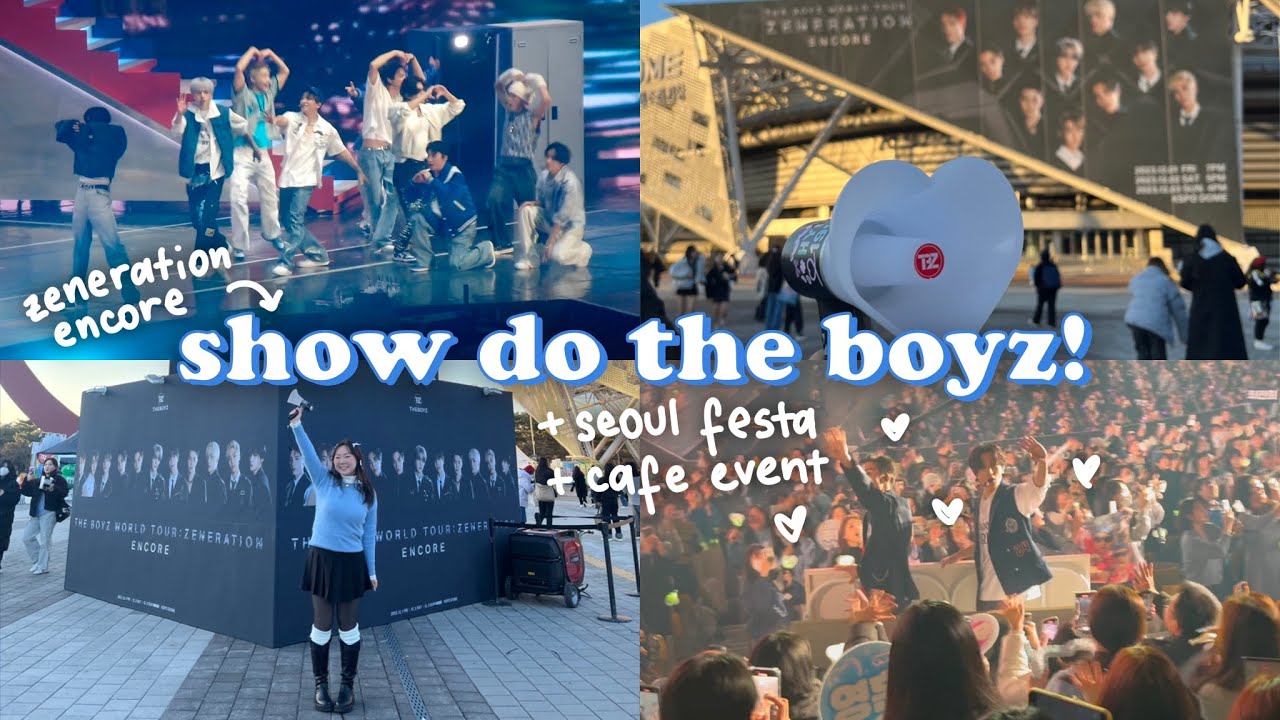 show encore do the boyz na coreia + vendo eles de novo em festival + evento de aniversário ...