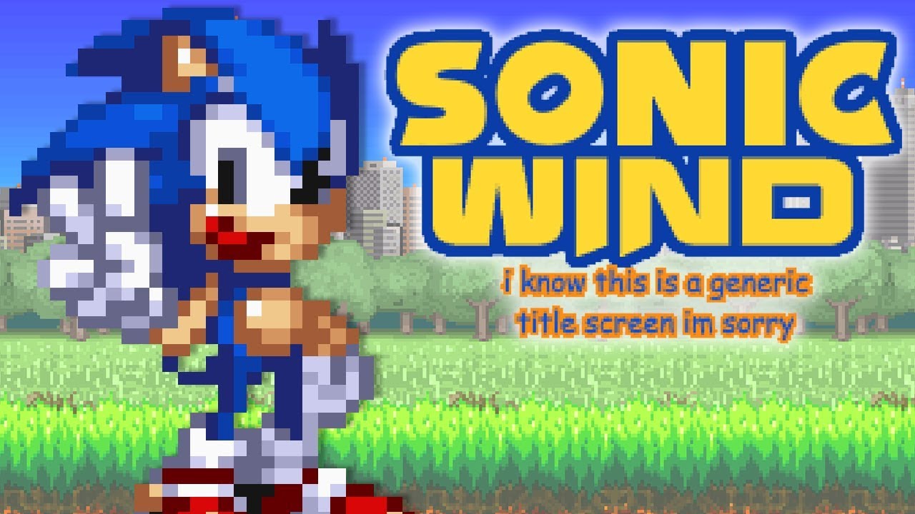 Sonic Fan Game - Sonic Wind - YouTube
