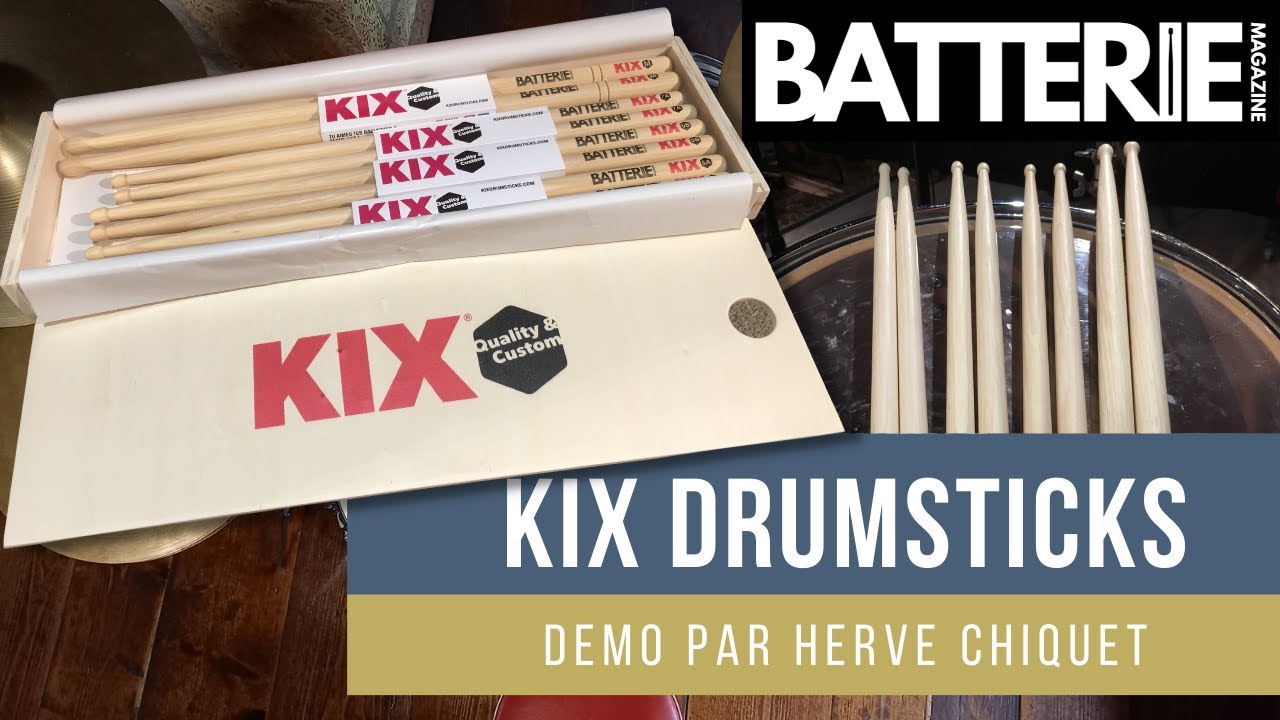 KIX DRUMSTICKS - Demo | Batterie Magazine # 192 - YouTube
