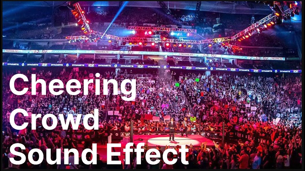1 Hour of Wrestling Crowd Cheering Sound Effect ~ WWE/AEW - YouTube