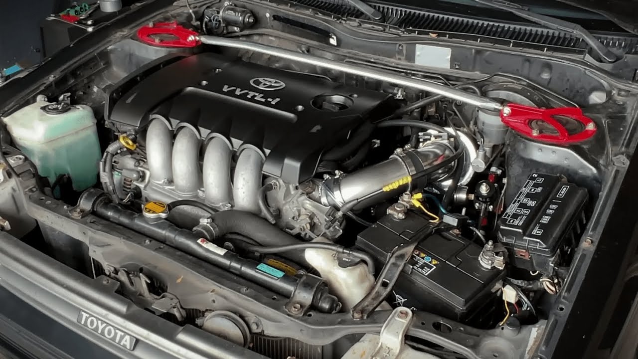 2ZZ-GE AE92 Engine Bay! - YouTube