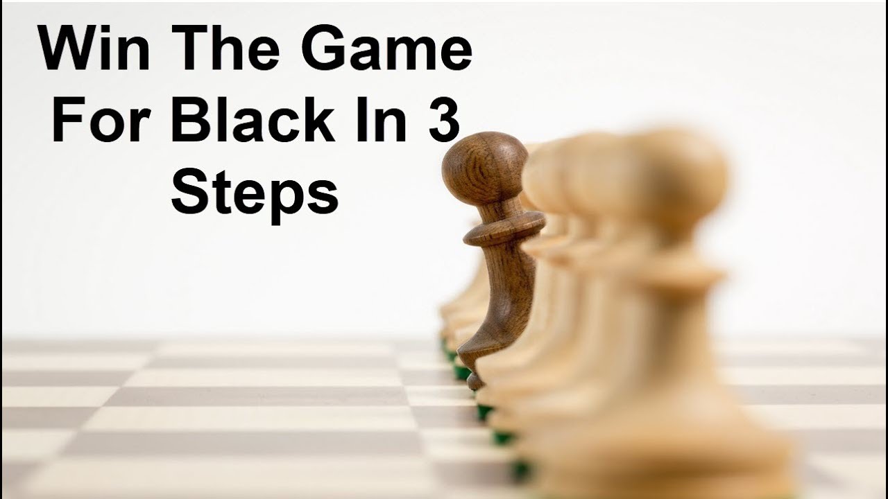 Win The Game For Black In 3 Steps | Chess Puzzle Of The Day - YouTube