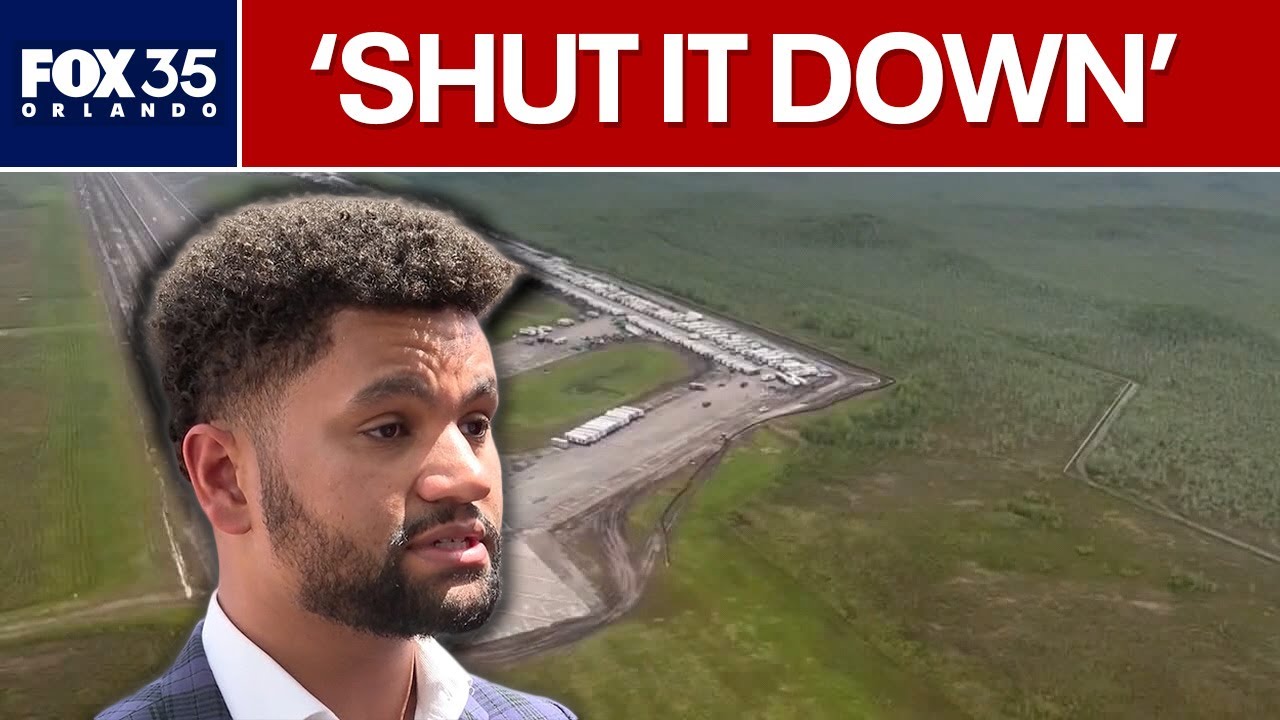 LIVE: Florida Congressman Maxwell Frost speaks at Alligator Alcatraz ...
