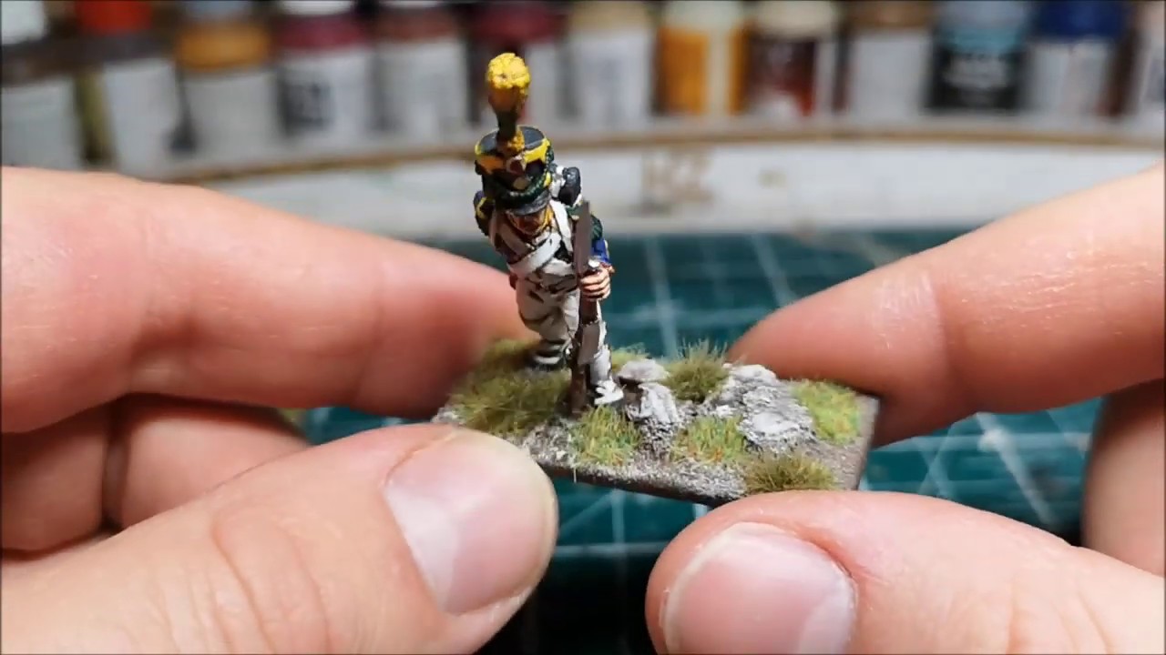 Basing Wargames Miniatures - YouTube
