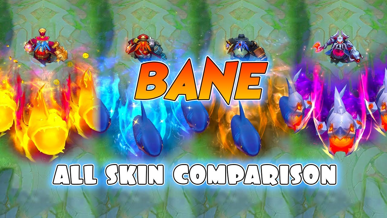 Bane All Skin Comparison - YouTube