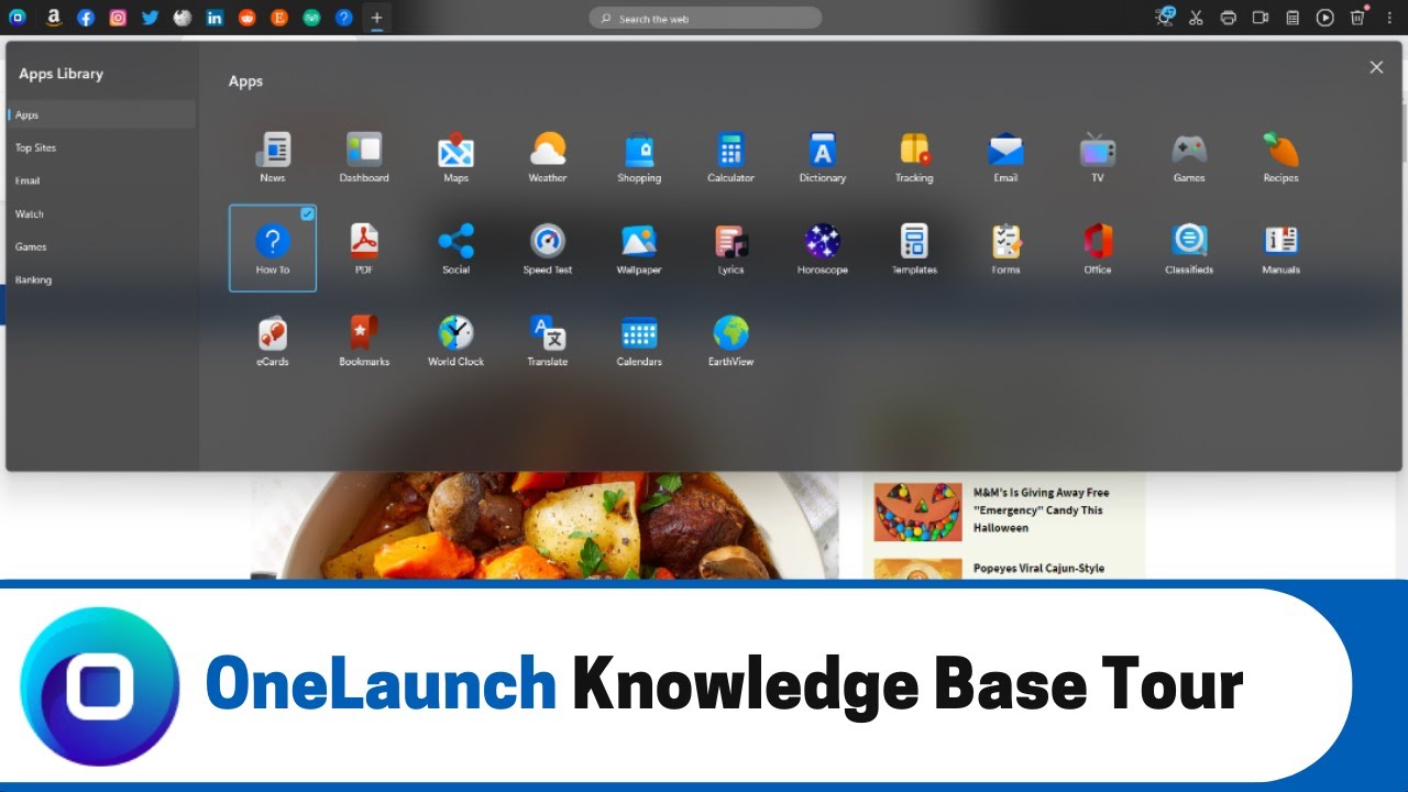 One Launch Knowledge Base Tour - YouTube