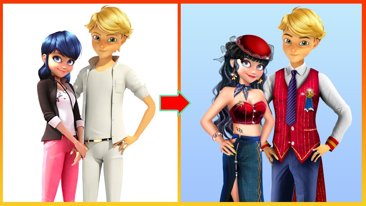Miraculous: Ladybug And Cat Noir Glow Up - Miraculous Transformation ...
