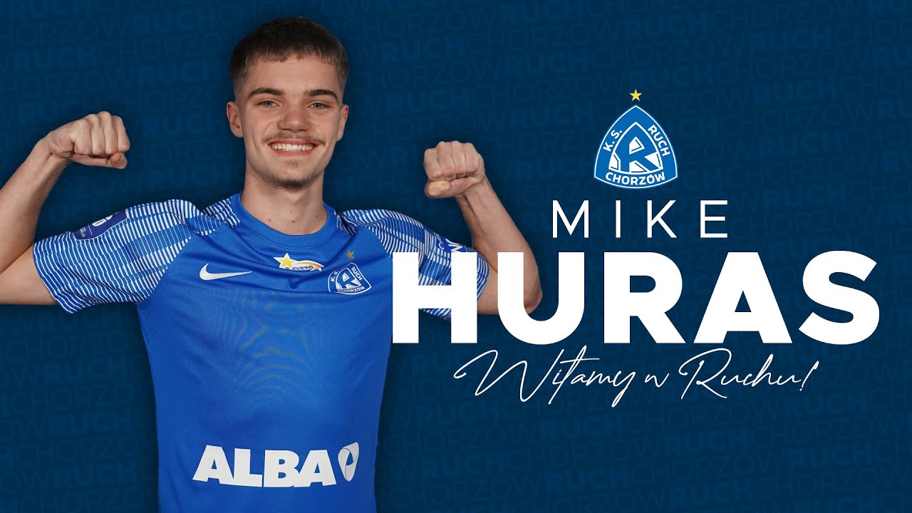 Mike Huras piłkarzem Ruchu Chorzów (18.01.2024) - YouTube