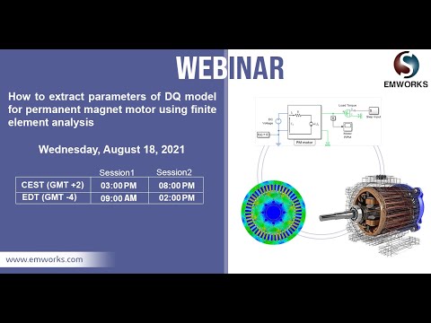 [Webinar] - How to extract parameters of DQ model for permanent magnet ...