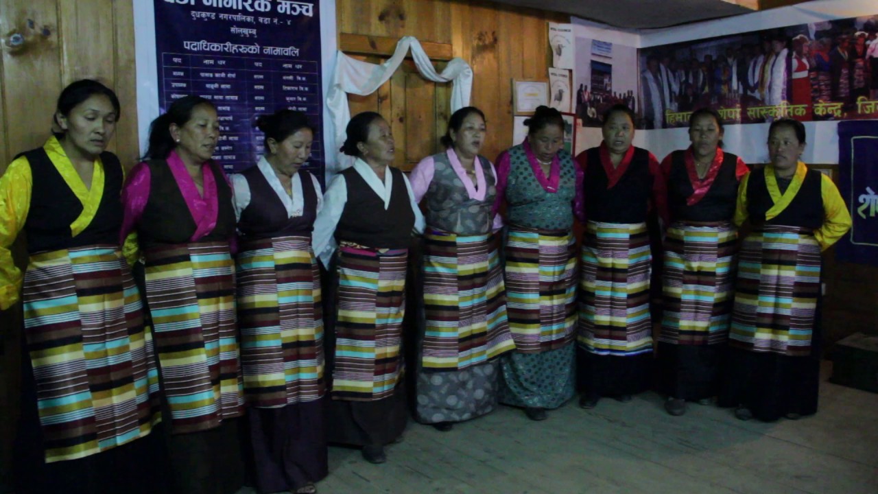 SHERPA CULTURAL SONG (SYABRU) PERFORMED BY HIMALAYAN SHERPA CULTURE ...