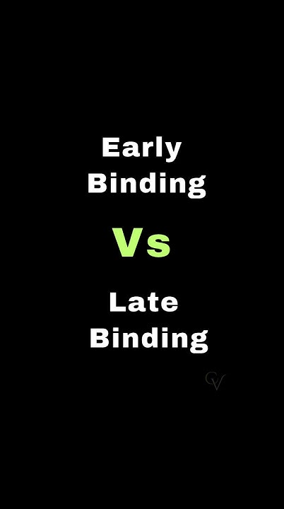 Java Early Binding vs. Late Binding ️ - YouTube