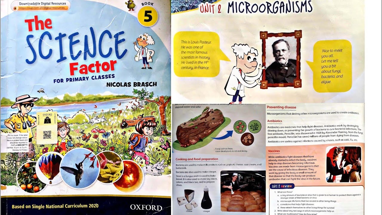 Oxford - The Science Factor book 5 Unit 2 Microorganisms - YouTube