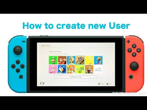 How to make a Nintendo switch User - YouTube