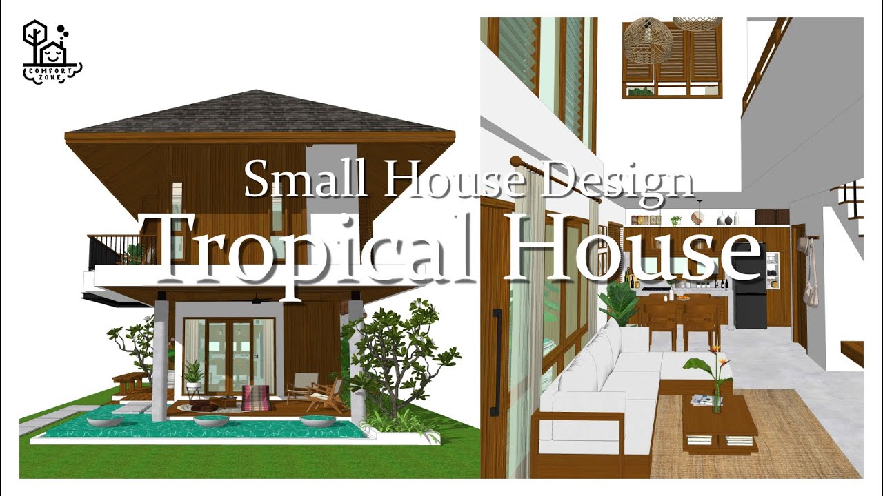 Small House Design 6x10 m. [106 sqm.] - Double Storey House - Modern ...