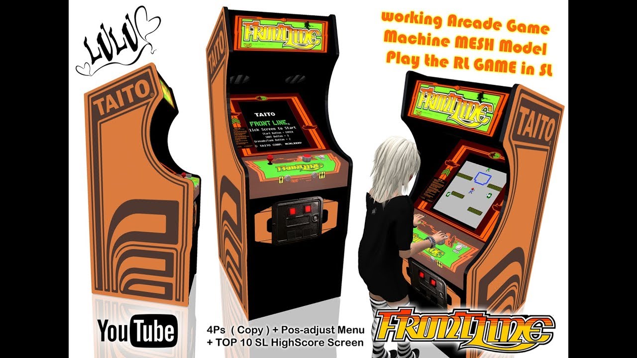 FRONT LINE Arcade Machine ADD Video - YouTube