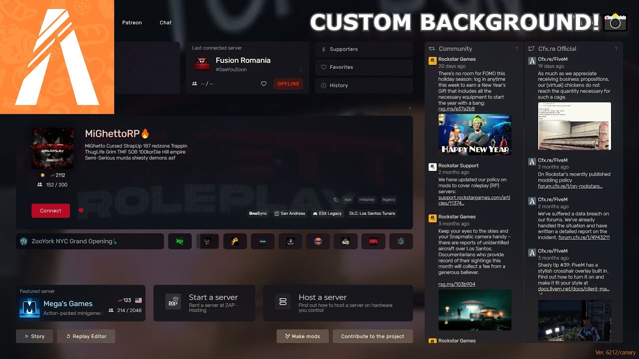 FiveM: Custom Background/Backdrop!📸 - YouTube