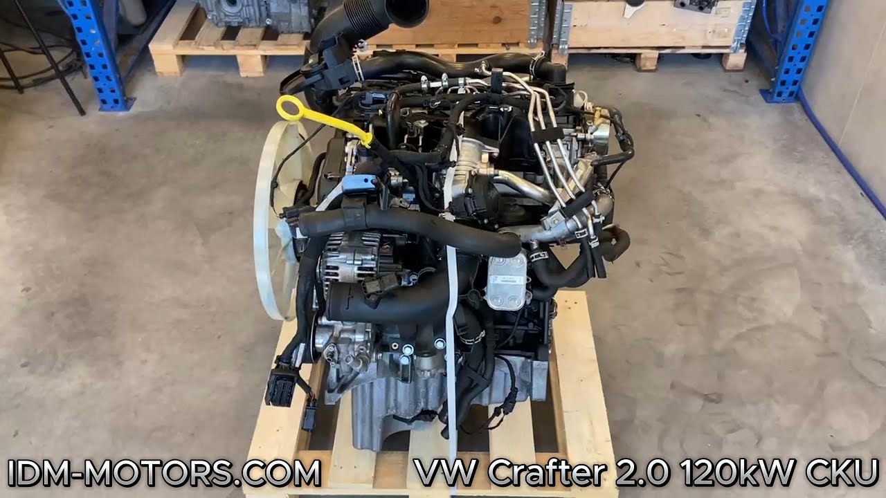 VW Crafter 2.0TDI 120kW Engine CKU for sale Moteur CKU #moteur #motor # ...