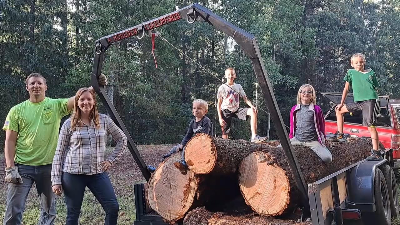 Arizona FAMILY Tries LOGGING For First Time | Off Grid Homesteading ...