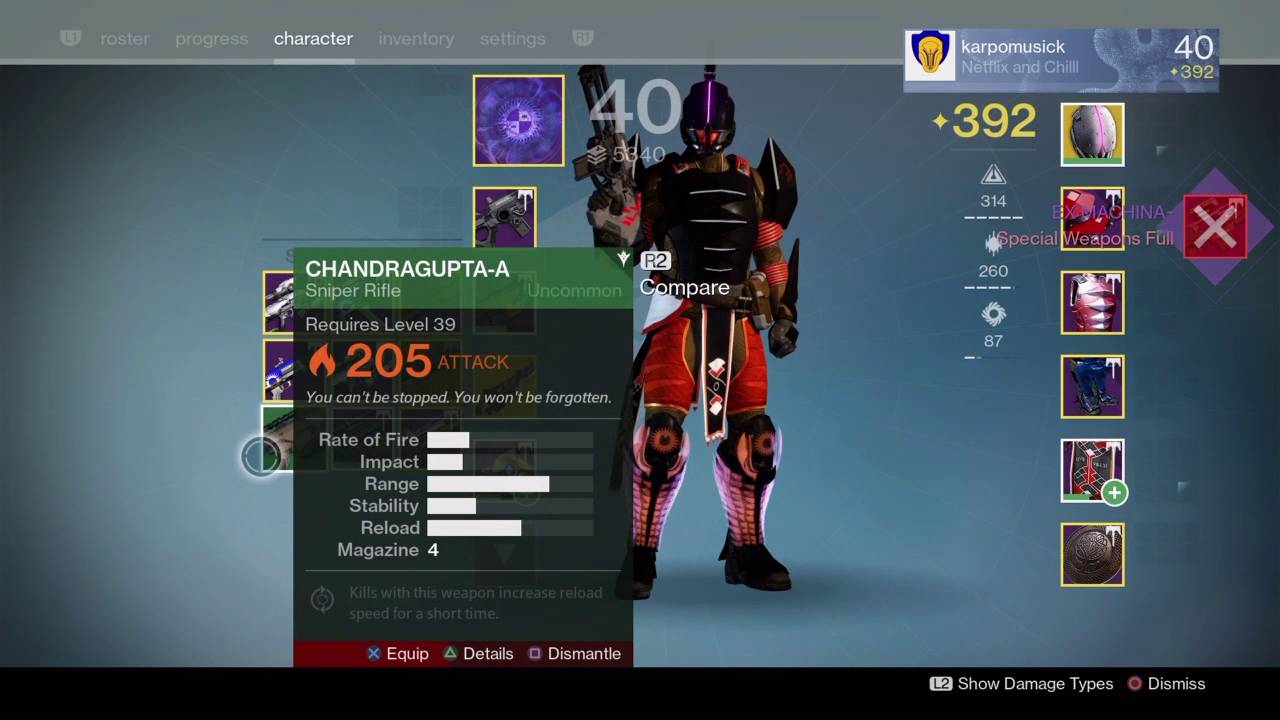 Destiny Hard Raid Ex-Machina Sniper Drop - YouTube