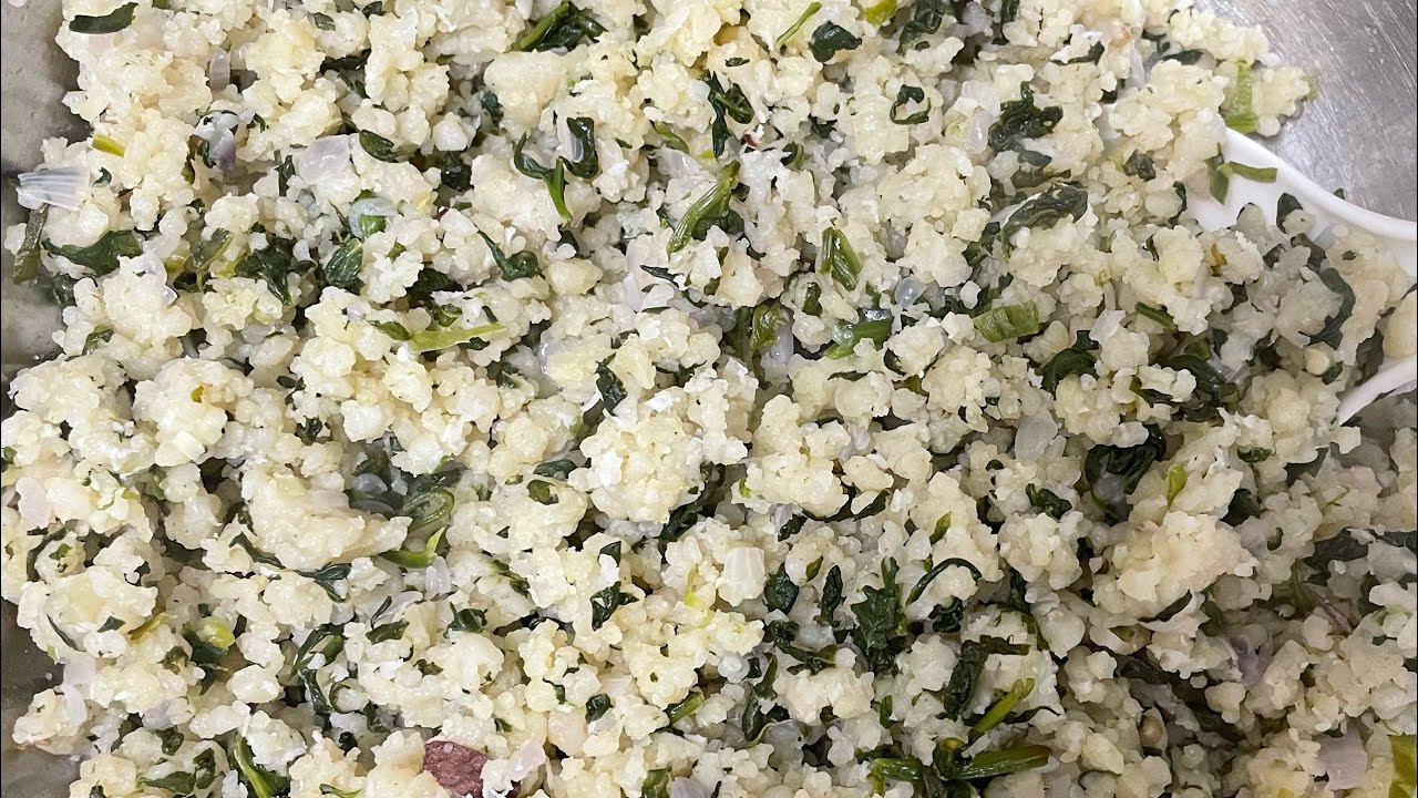 Srilankan Jaffna style கீரைப்புட்டு Spinach Pittu Healthy & Tasty # ...