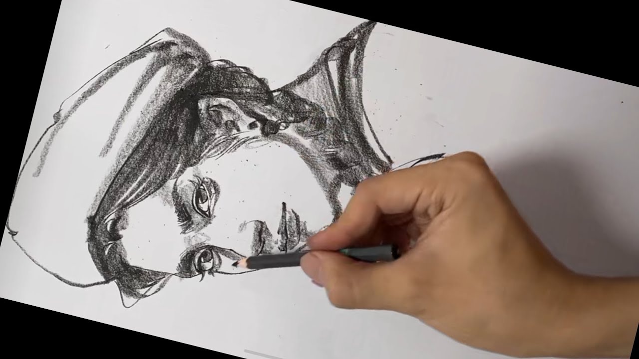 Best shading drawing pencil - Step by Step Realistic Face Drawing in ...