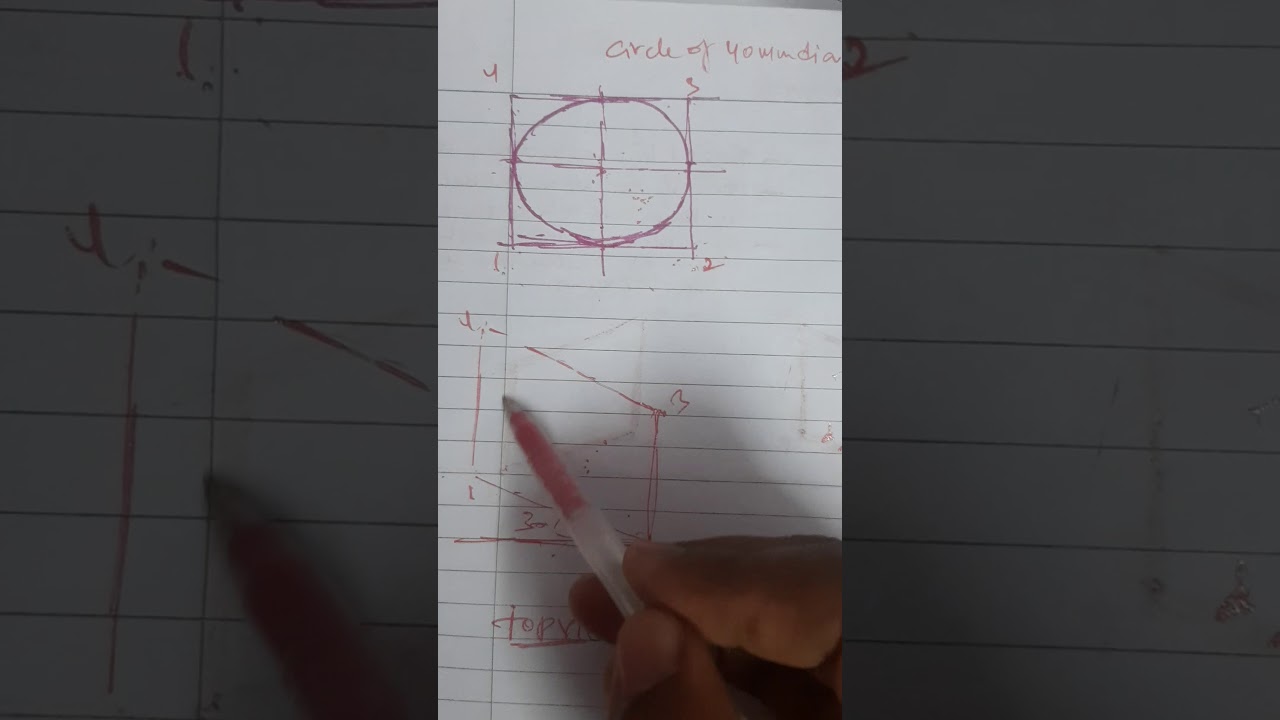 Isometric view of circle by egdrfrancis - YouTube