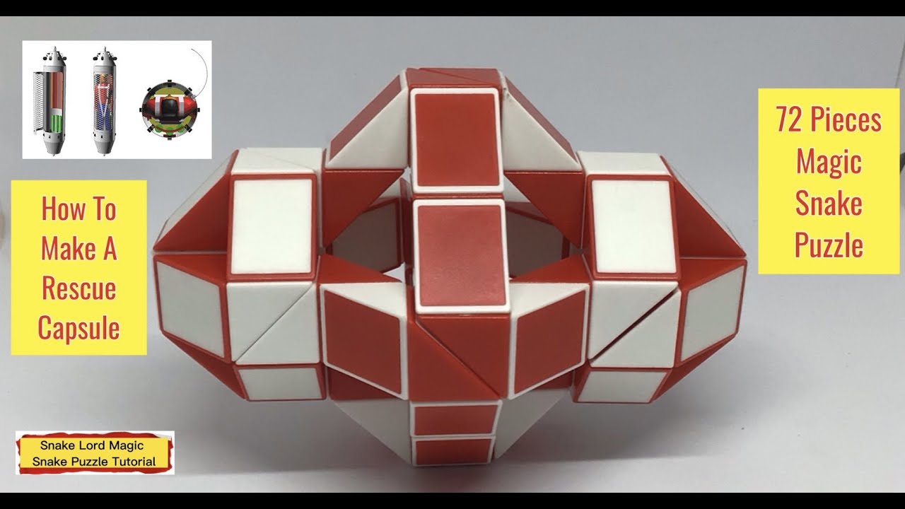 How To Make A Rescue Capsule - 72 Pieces Magic Snake Puzzle # ...