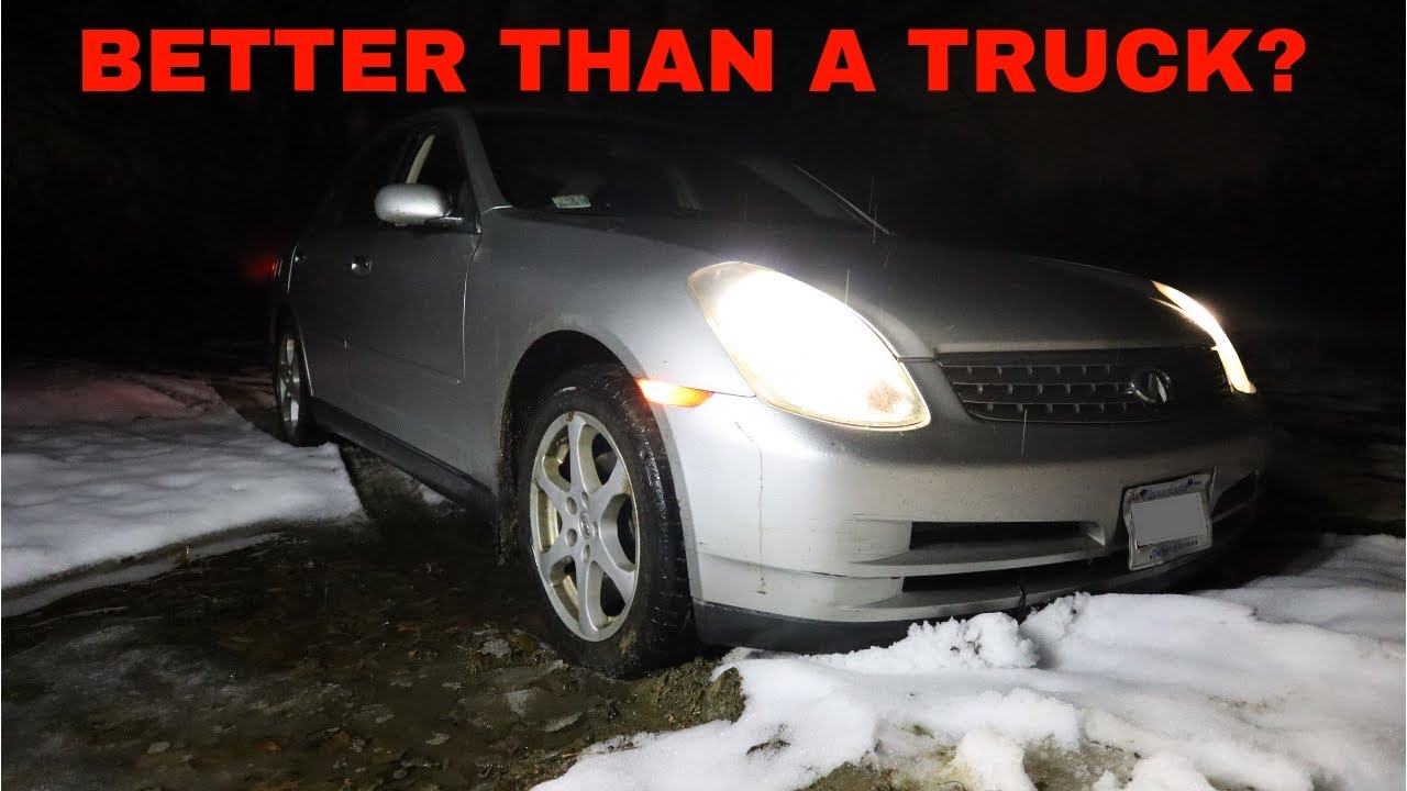 INFINITI G35 OFF-ROADING!! - YouTube