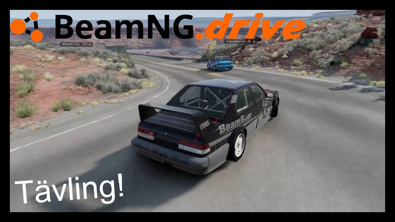 Tävling! - BeamNG.drive - Multiplayer #2 - YouTube