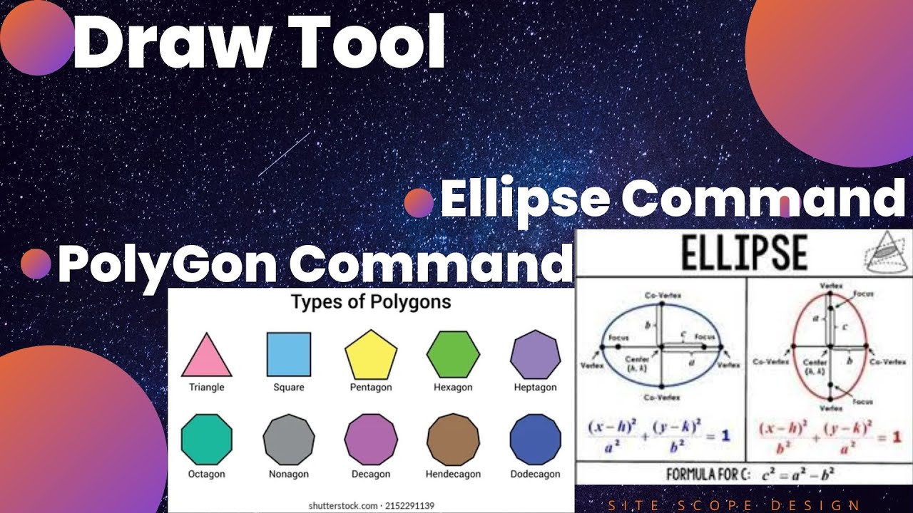 Draw Tools of CAD | Site Scope Design | New Video 2023 - YouTube