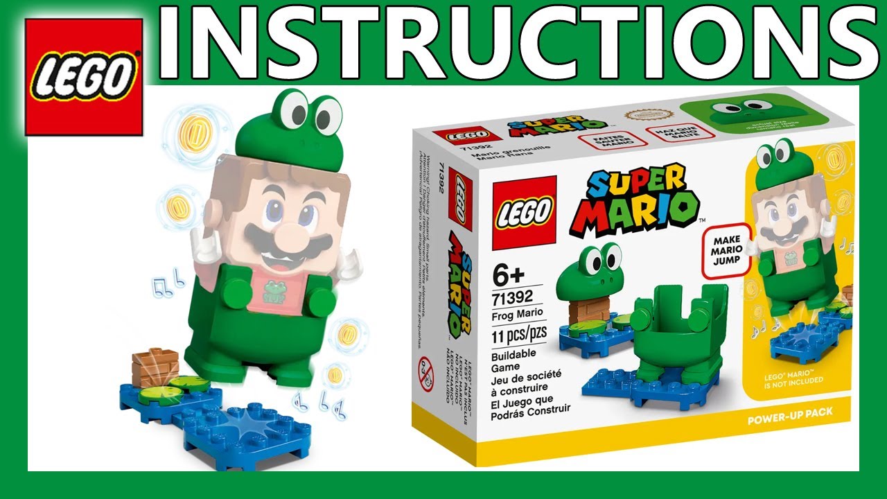 LEGO instructions | Frog Mario Power Up Pack | 71392 | LEGO Super Mario ...