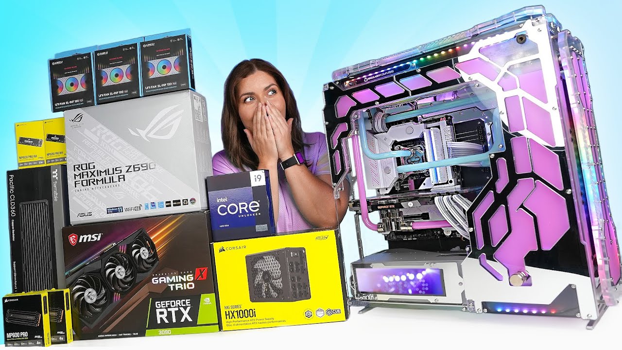 Building my Wife her DREAM $8,000 PC! - YouTube