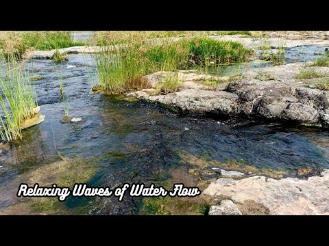 Relaxing Waves of Water Flow with soothing water sounds - YouTube