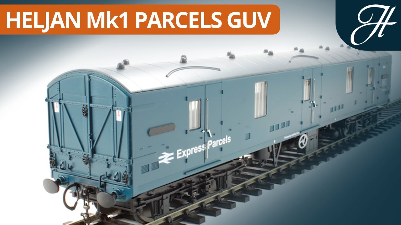 Heljan O Gauge Mk1 GUV Coaches - Model Preview - YouTube