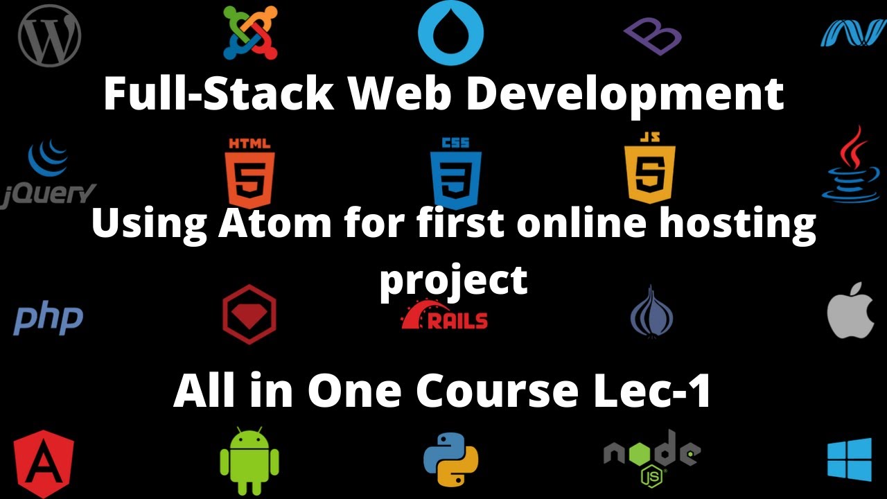 Full Web Stack Development. Bootcamp. Front and backend developer. How ...