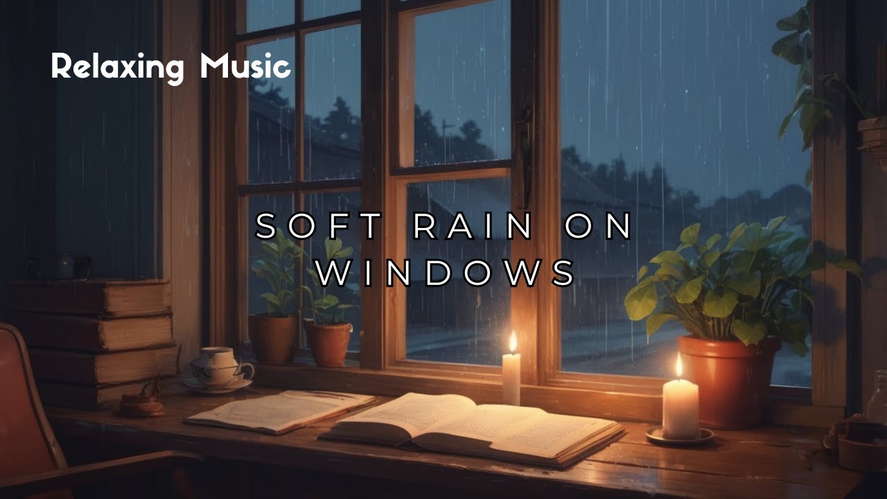 Soft Rain on Windows - LoFi beats, perfect for studying - YouTube