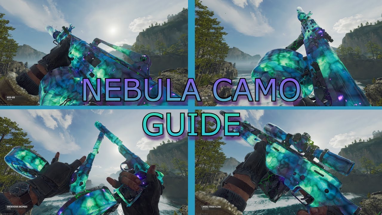 NEBULA CAMO GUIDE BO6 ZOMBIES! EASY FAST EFFICIENT! (GLITCHLESS/NO GUMS ...