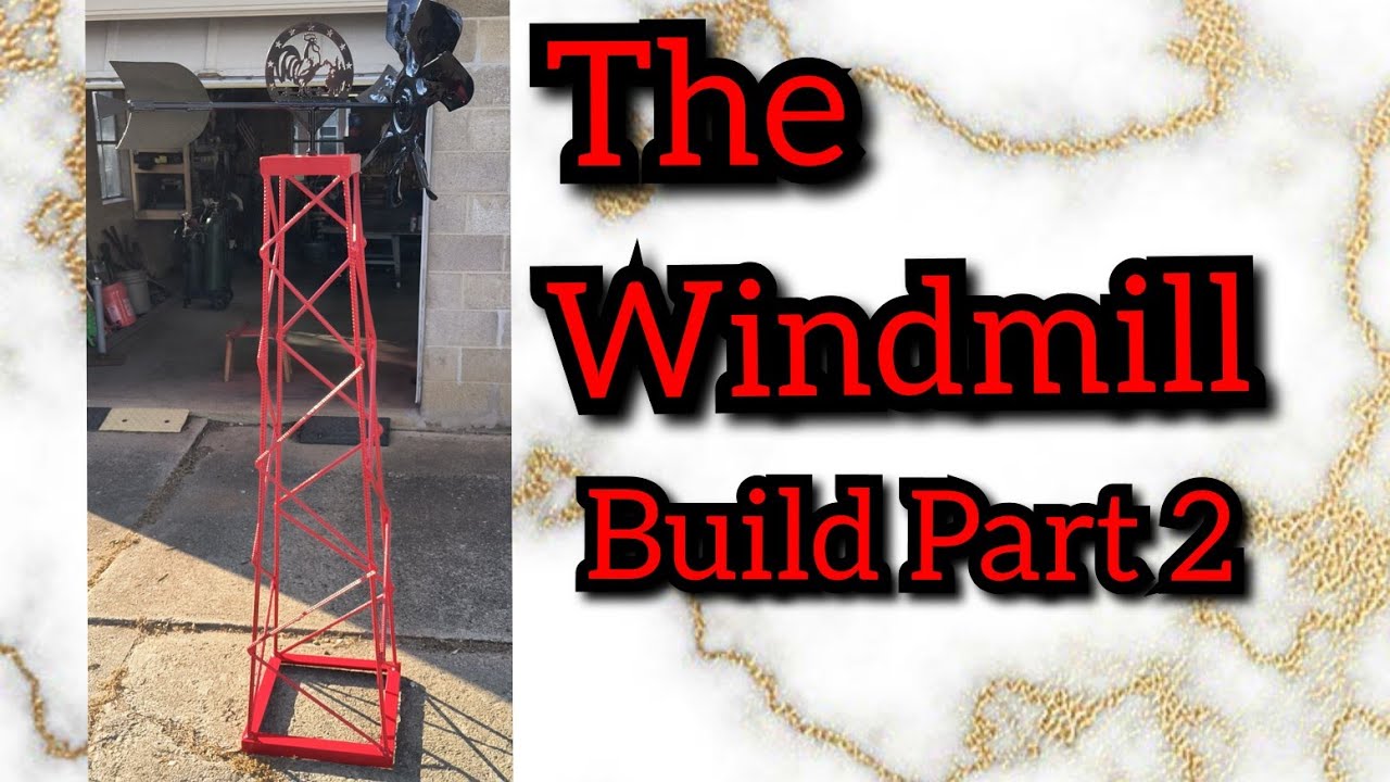 Windmill Build 2| Welding fabrication projects - YouTube