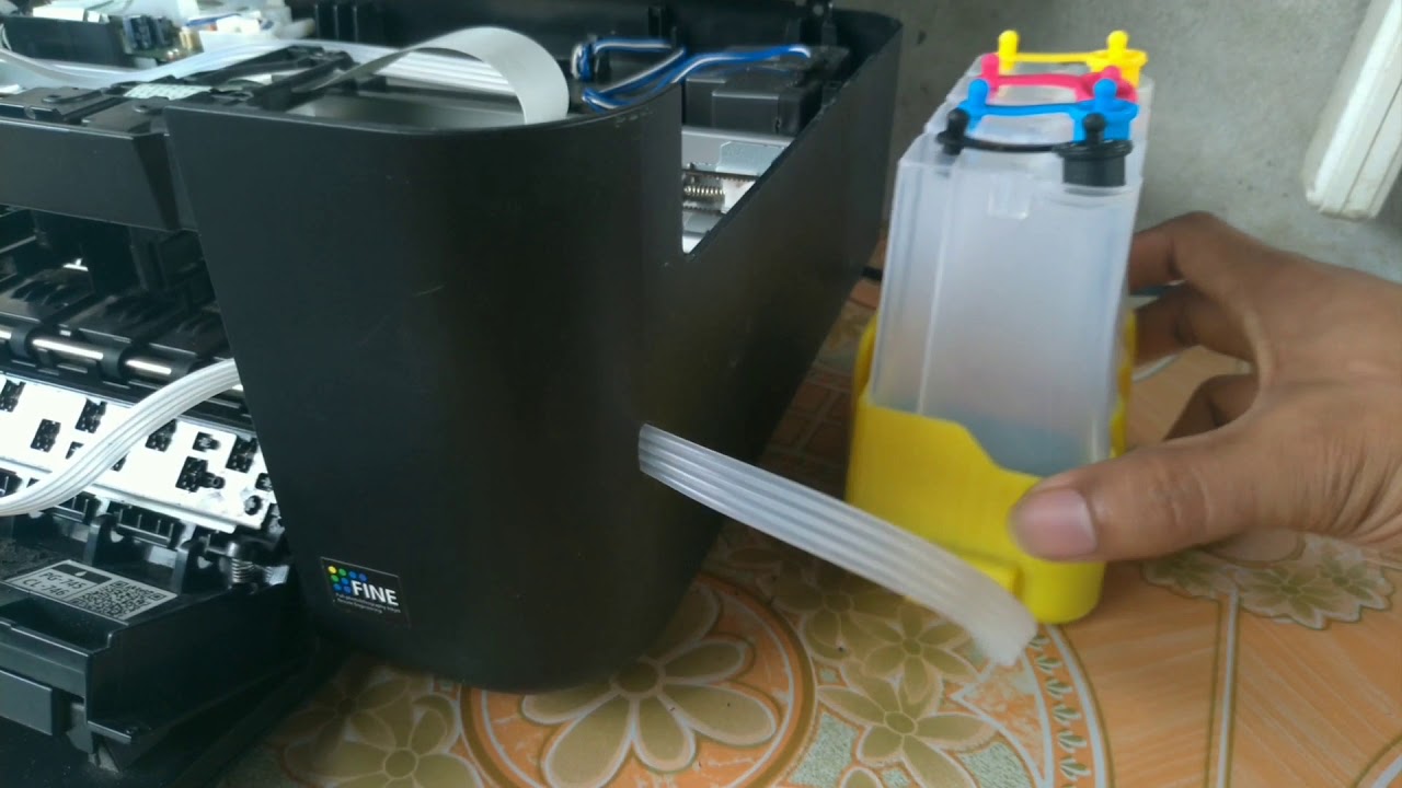 CANON PIXMA | How to install DIY Continues ink modify - YouTube