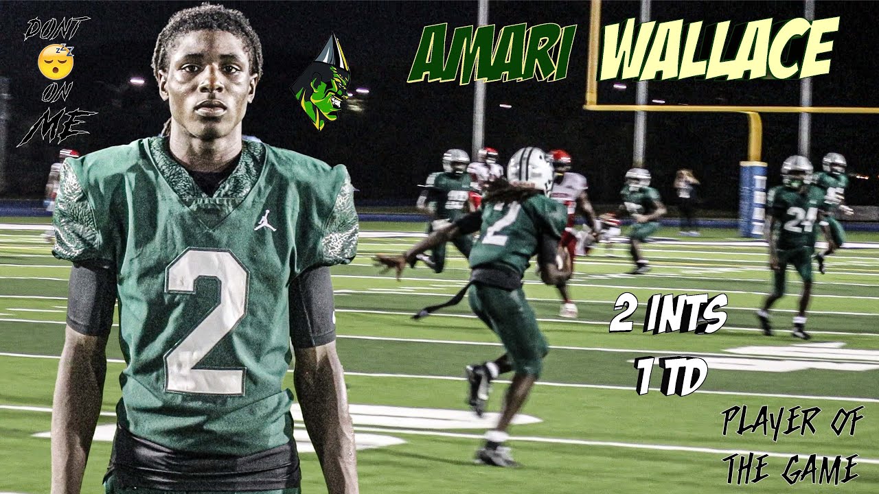 😴🏈🔥Don't Sleep On Me Player Of The Game Spotlight Amari Wallace Miami ...