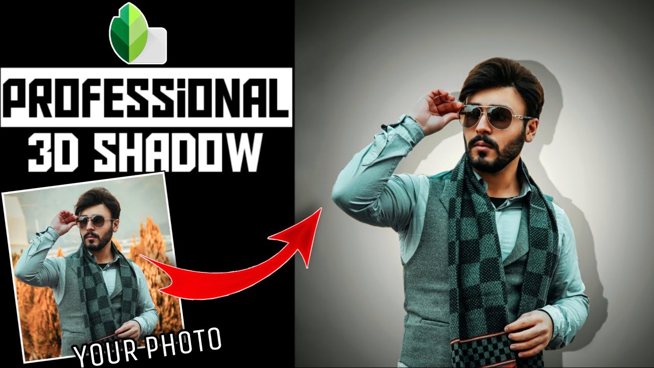 Professional 3d shadow background editing | snapseed photo editing ...