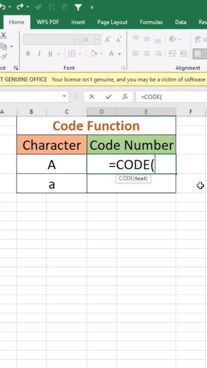 Master the excel code function in Excel #viral #trandingshorts # ...