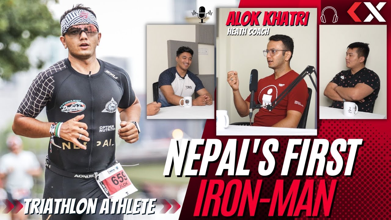 The first iron man of Nepal🇳🇵|| Alok Khatri || Triathlon athlete || # ...